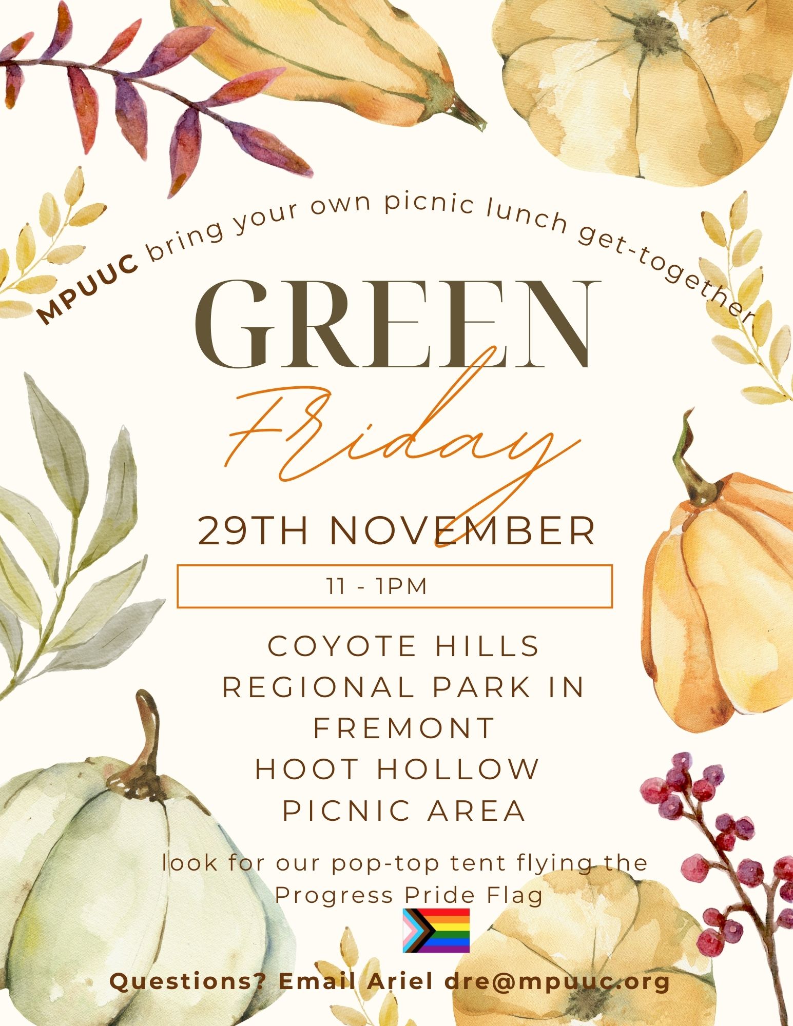 Green Friday Picnic! - Mission Peak Unitarian Universalist Congregation